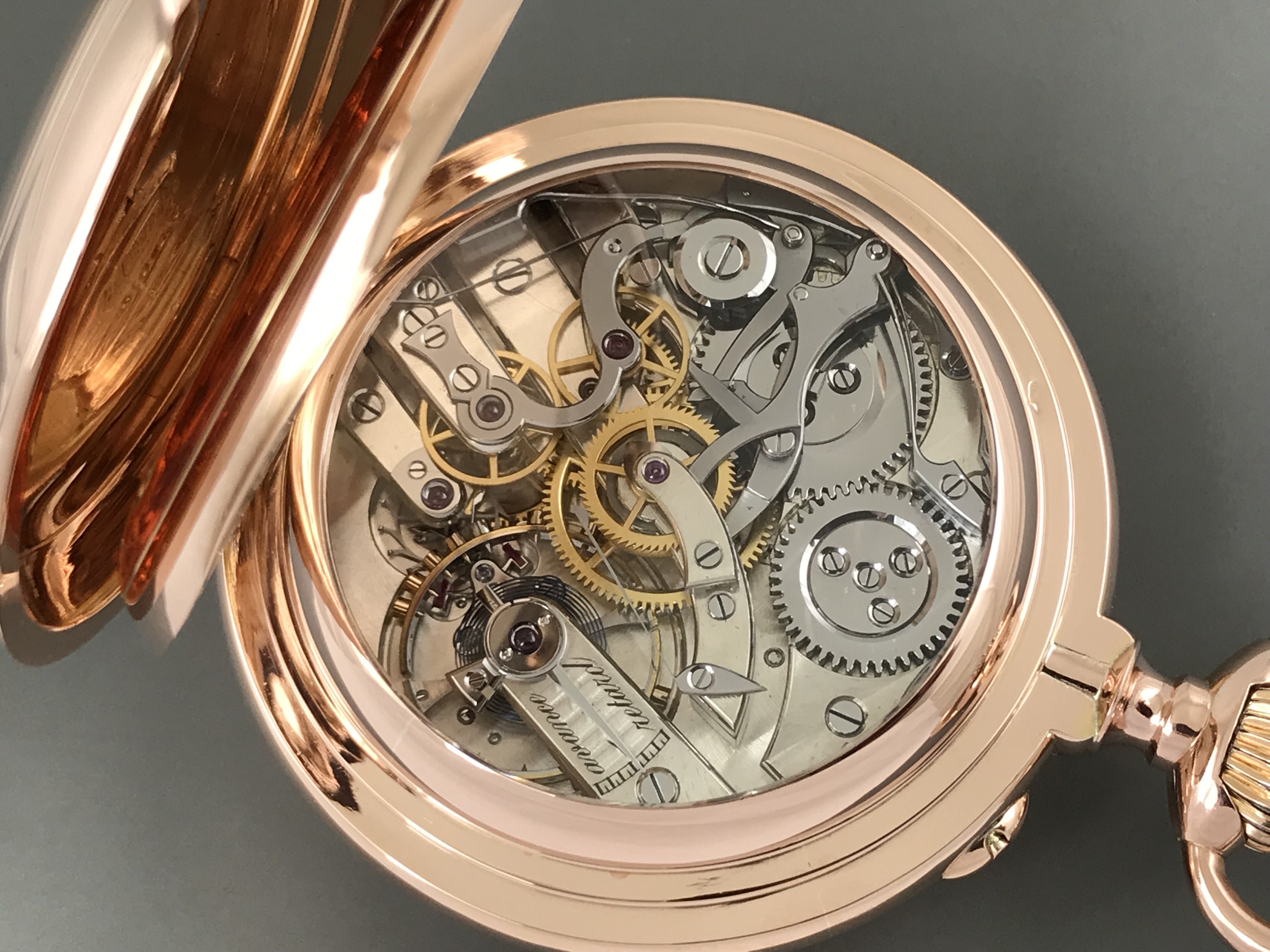 Andreas Huber Chronograph with central minute-recorder