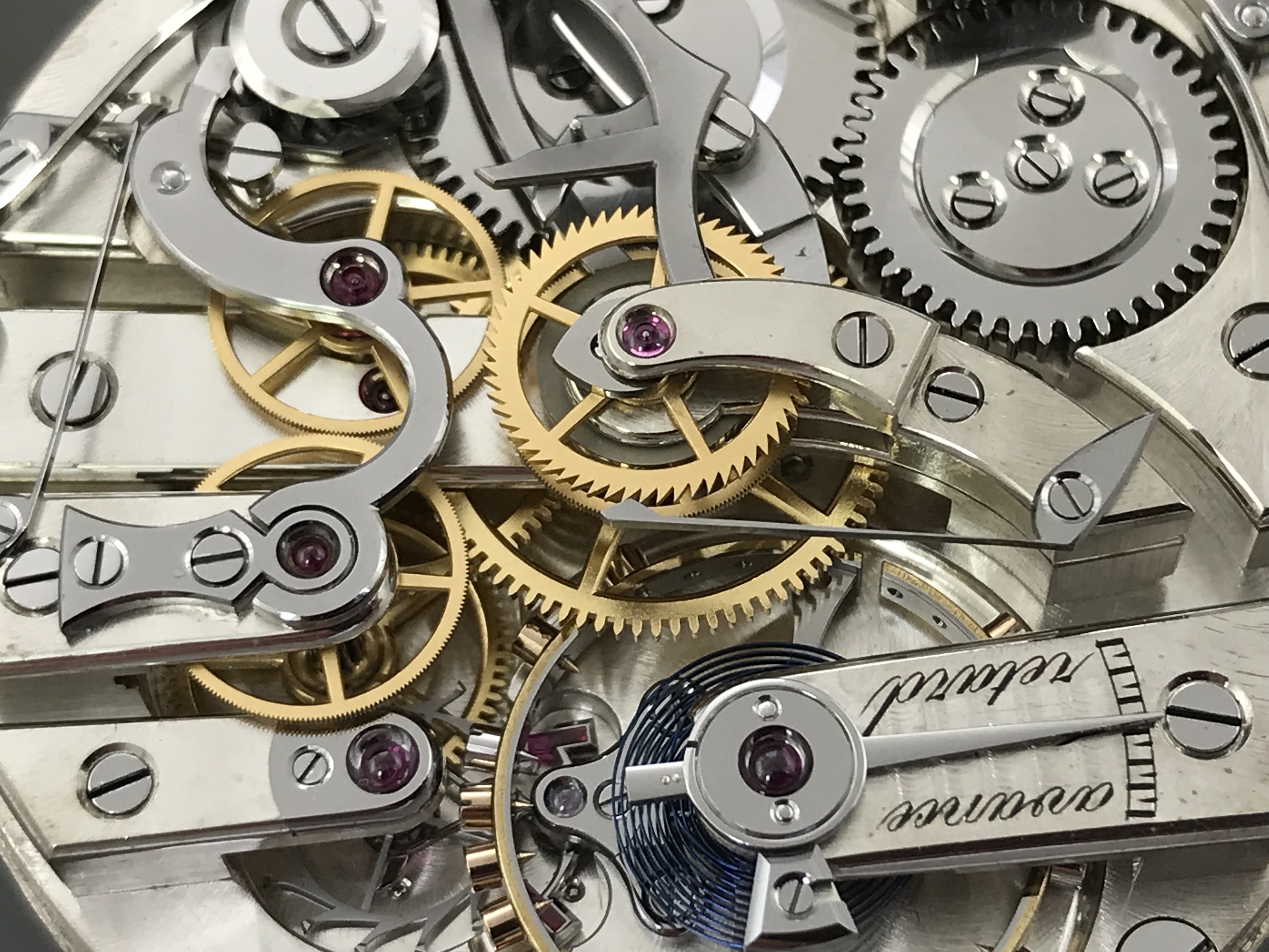 Andreas Huber Chronograph with central minute-recorder