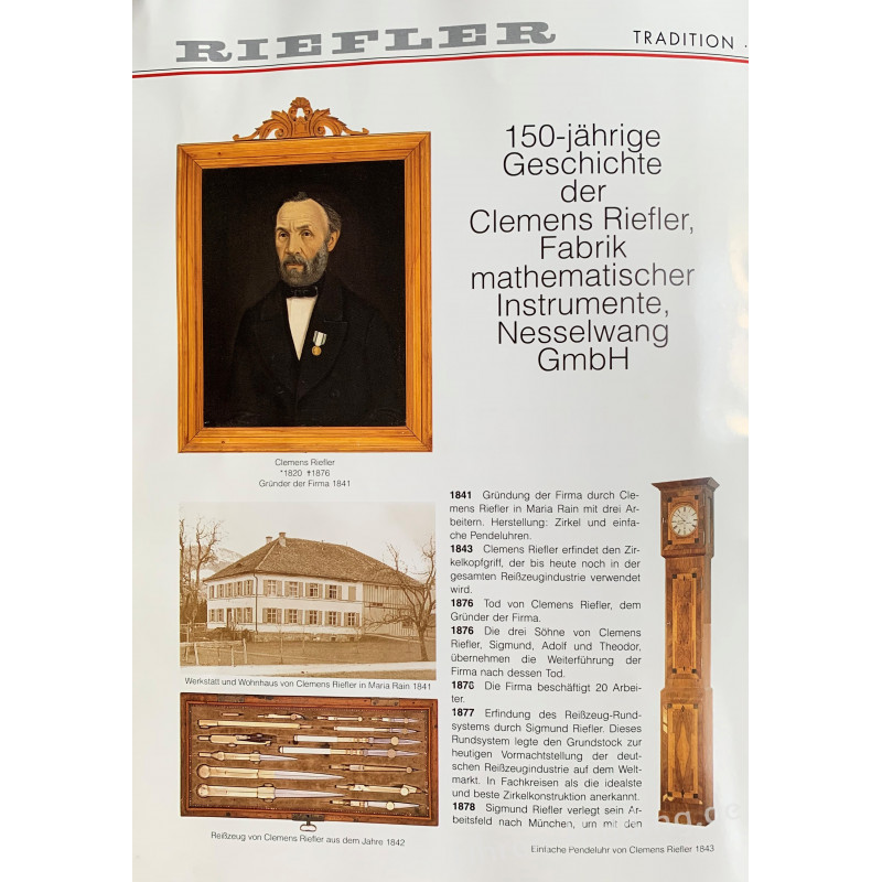 Brochure "150 Jahre Riefler"