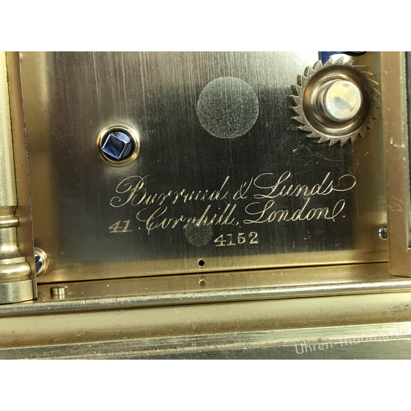Barraud & Lund, high-qualified carriage-clock